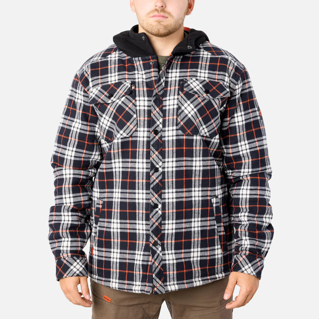 Brunt The Flannel Jacket Quilted Flannel Work Jacket Men's